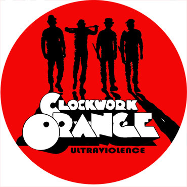 CLOCKWORK ORANGE Drugos Ultraviolence PVC Sticker